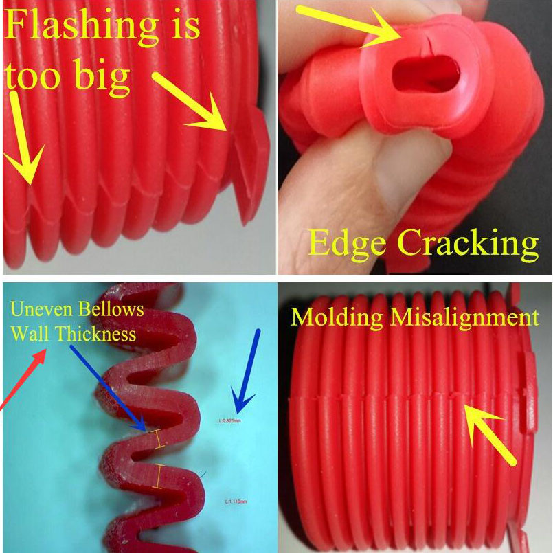 Silicone Rubber Compression Moulding for Bellows from China ...